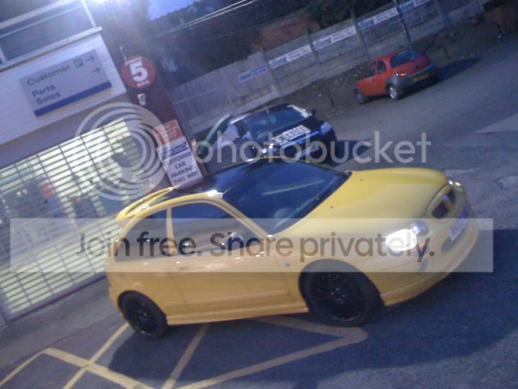 Wilkseys 2003 Trophy Yellow MG ZR Turbo (Pic Heavy) | MG ZR Forums